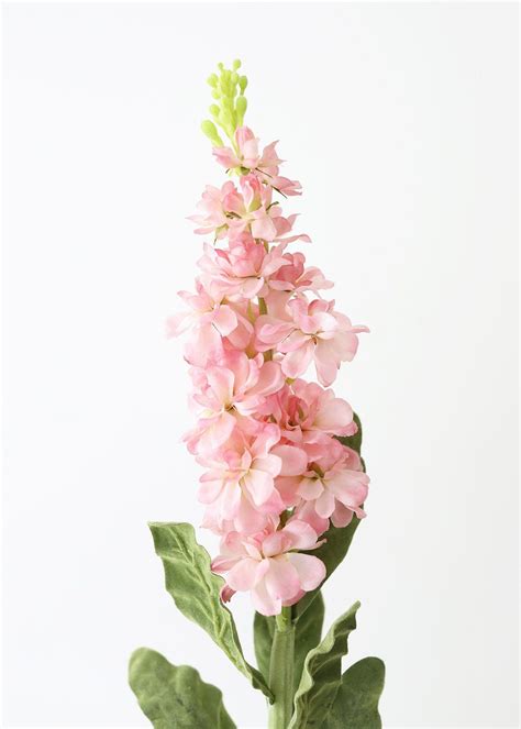 Pink Artificial Stock Flower 30 Wedding Flowers Peonies Silk