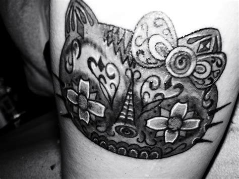 Hello Kitty Sugar Skull New Tattoo Themary713 Flickr