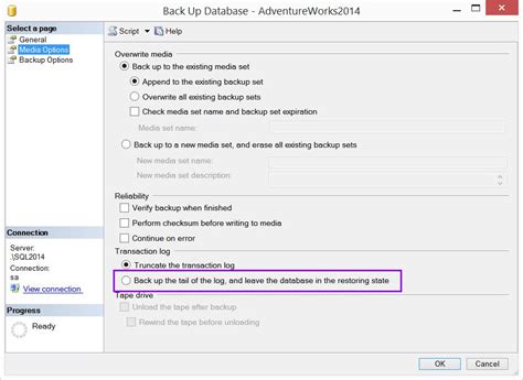 Sql Server Why My Database Is In Restoring Mode After Taking Backup Sql Authority With