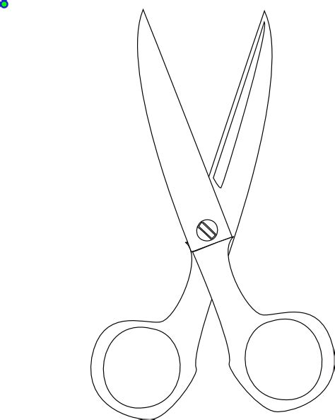 Scissors Outline Clip Art At Vector Clip Art Online