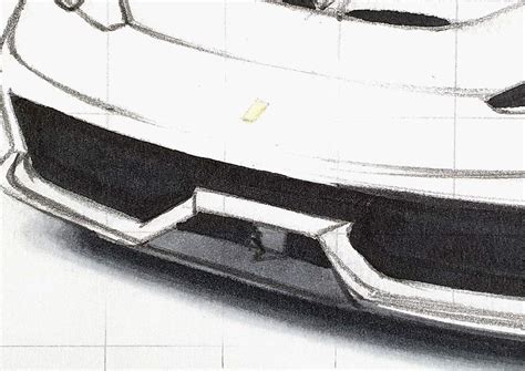 How To Draw A Ferrari 458 Speciale Easy And Detailed Step By Step Tutorial