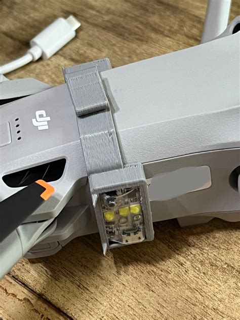 Dji Mini 3 Pro Side Mount For Vifly Strobes Strobes Not Included Etsy