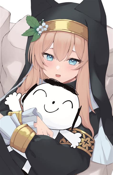 Sensei Doodle Sensei And Mari Blue Archive Drawn By Kumoi Sora