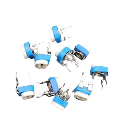 100pcs 10 Values Variable Resistor 500r To 1m Rm065 Carbon Film