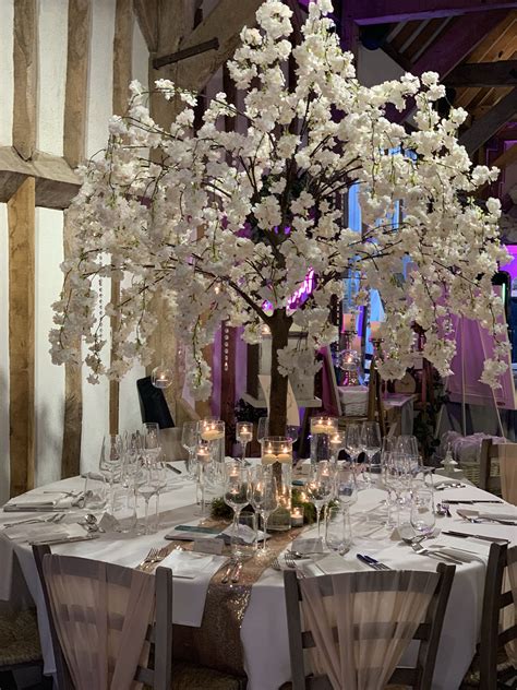 Tree Wedding Reception Centerpieces