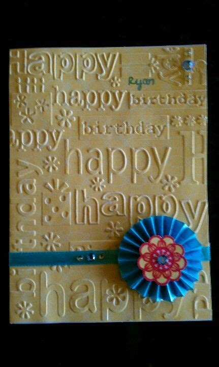 Cuttlebug Birthday Folder