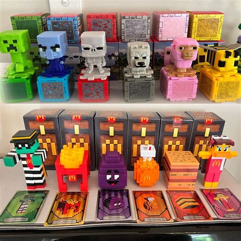 Mcdonalds Minecraft Figure Mcdo Minecraft Happy Meal Collectible Model