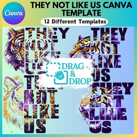 18 They Not Like Us Canva Editable Template 18 Different Design Template They Not Like Us