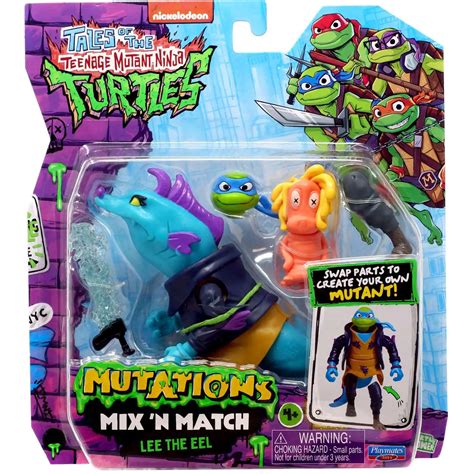 Teenage Mutant Ninja Turtles Tales Of The Tmnt Mutations Mix N Match Lee The Eel 4 Action Figure