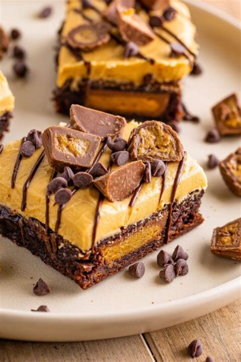 Reeses Stuffed Brownies My Incredible Recipes