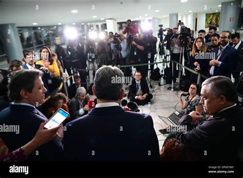 BrasÍlia Df 18 04 2023 Arthur Lira E Haddad ArcabouÇo Fiscal