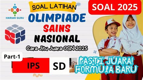 30 Kunci Jawaban Soal Osn Ips Sd 2025 Indonesia Dikenal Sebagai Negara
