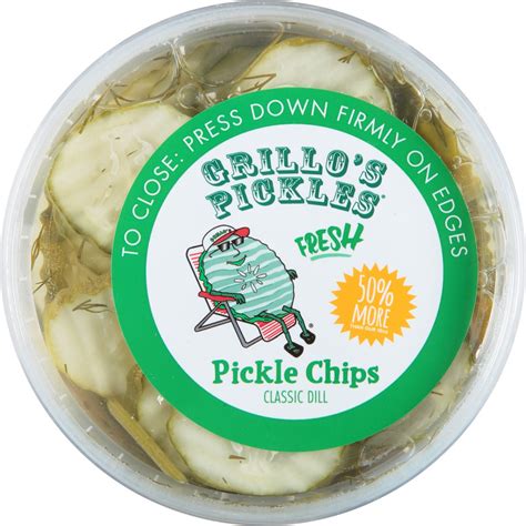 Grillos Pickles Dill Pickle Chips 25 Oz 25 Oz Shipt