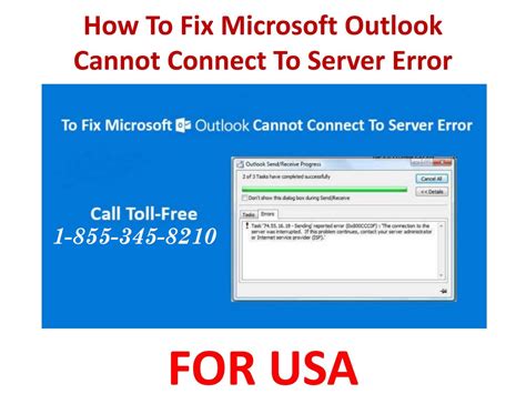 How To Fix Outlook Cannot Connect To Server Outlook Technical Info