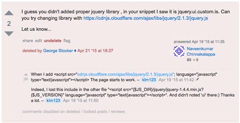 shouldn t mods add comments when deleting posts that aren t obviously