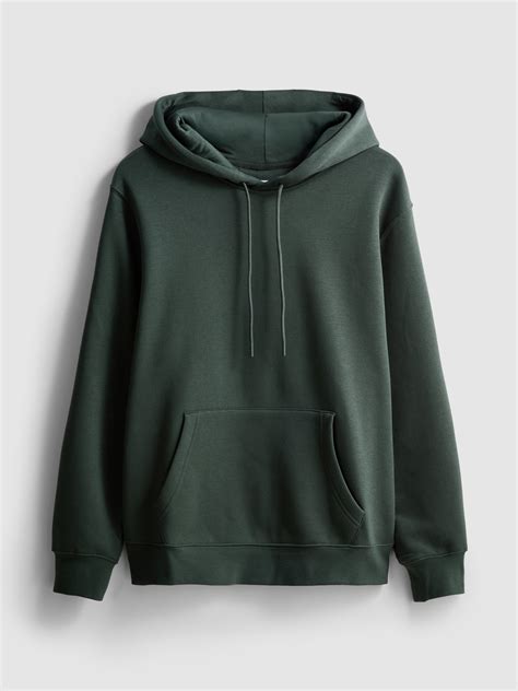 Mens Green Essential Drawstring Hoodie Primark