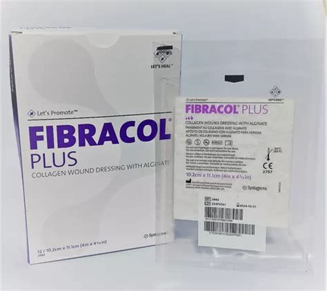 Fibracol Plus Apósito De Colágeno Alginatocalcio 102x111cm Mercadolibre