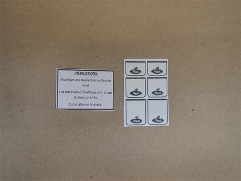 Mack Mud Flaps Bandw Mack Emblem Mf1b — Sour Krauts Model Trucks