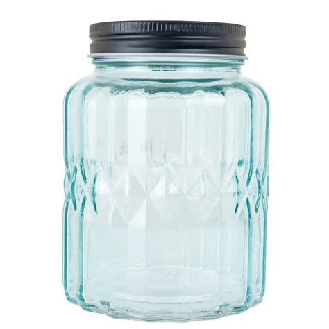 Frasco Con Tapa Color Azul 620 Ml Waldos