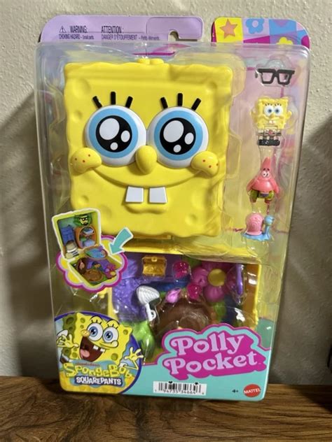 Mattel Polly Pocket Spongebob Squarepants Playset 2026 Rare Nickelodeon