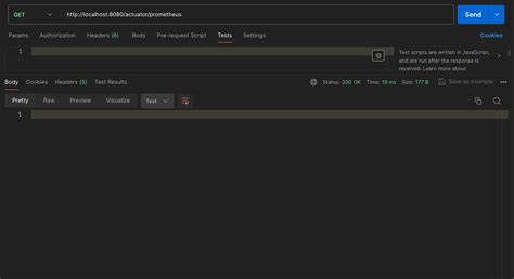 Spring Boot Actuator Prometheus Endpoint Returns Empty Response Stack Overflow