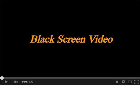 7 Methods To Fix Black Screen Video While Playing It 2024