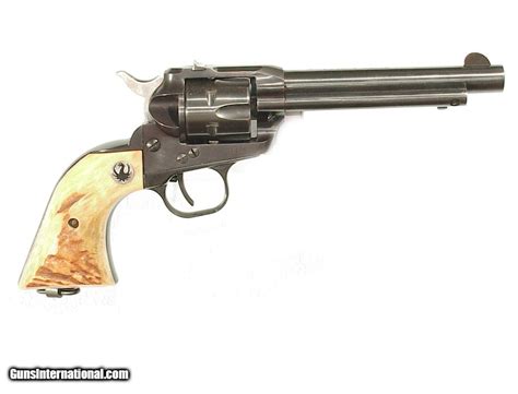 Ruger Single Six Flat Gate Revolver With Factory Stag Grips