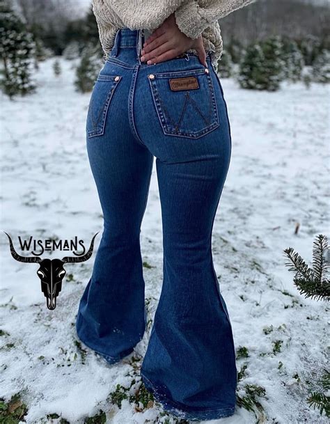Final Sale Wrangler Retro Original Bell Bottom Womens Jeans 11mpfga Casual Country Outfits