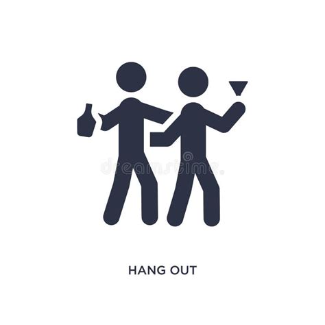 Hang Out Icon In Different Style Vector Illustration Two Colored And