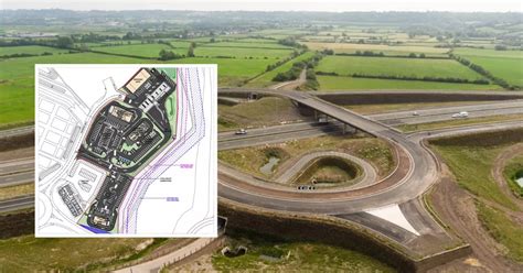 New Service Station With Mcdonalds Planned Near M49s Infamous Ghost