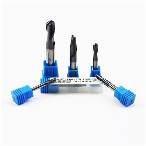 Tungsten Carbide Insert Cnc 45° Two Edge Ball Nose End Mill Cnc Milling Inserts And Tungsten