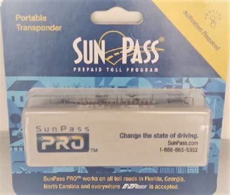Sunpass Portable Prepaid Toll Transponder For Florida Safety Features Easy Installation