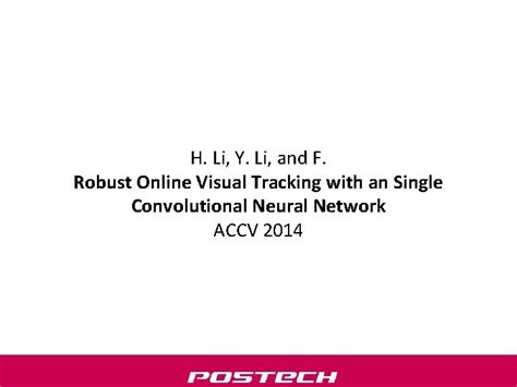 Convolutional Neural Networks For Visual Tracking 2015 02