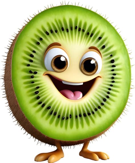 Cute Kiwi Clipart For Party Invitations 49718498 Png