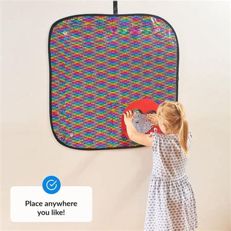 Sensorisch Speelgoed Voor Kinderen Met Autisme En Adhd Sequin Fabric Sensory Board Bol