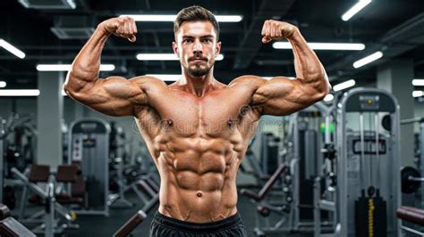 Ripped Bodybuilder In Gym Stock Footage Video Of Ripped 379857126
