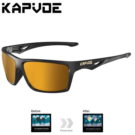 Kapvoe Polarized Hiking Eyewear Sunglasses For Men Uv400 Lens Sunglass