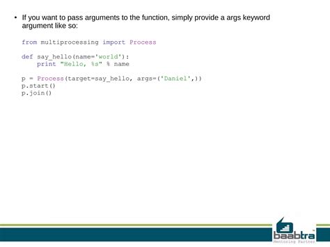 Multiprocessing In Python Ppt