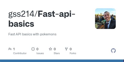 Github Gss Fast Api Basics Fast Api Basics With Pokemons