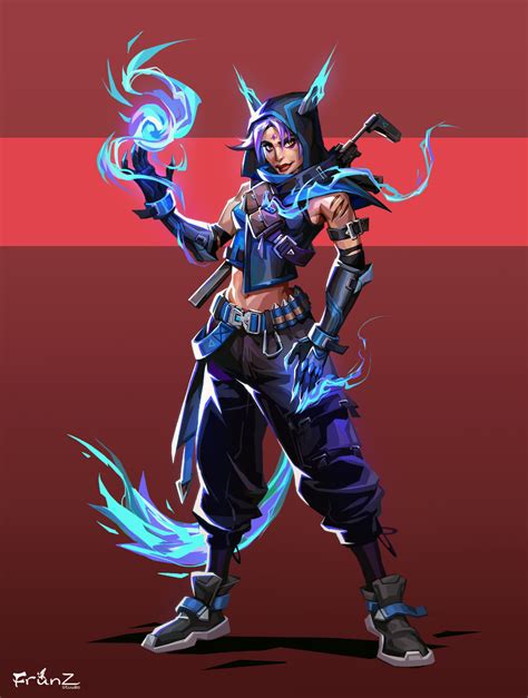 Artstation Valorant Fan Agent Kitty Character Art Character Design Character Design