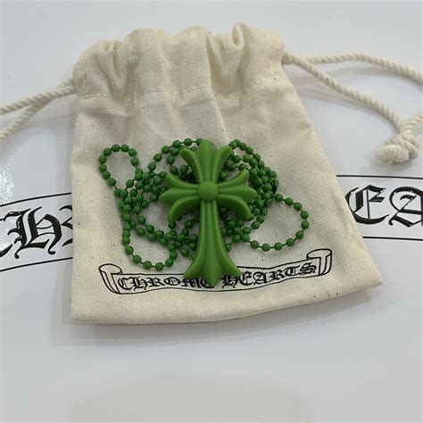 Chrome Hearts Silicone Cross Pendant Ball Chain Necklace Madame N Luxury