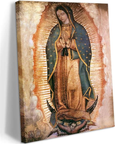 Mexico Our Lady Of Guadalupe Portrait Wall Art Lamina