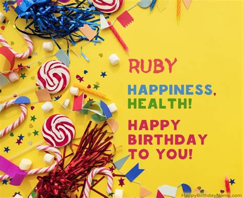 Happy Birthday Ruby Pictures 25