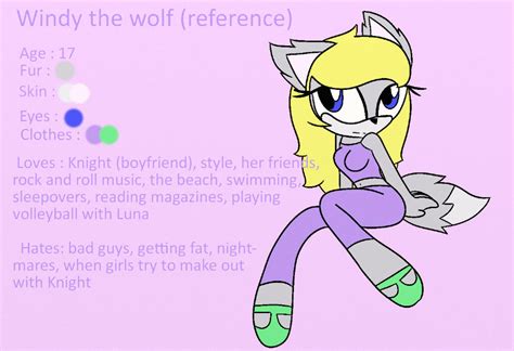 Windy The Wolf Reference By Rierden On Deviantart