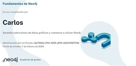 Neo4j Graphdatabases Cypher Datascience Bigdata Machinelearning Certificación
