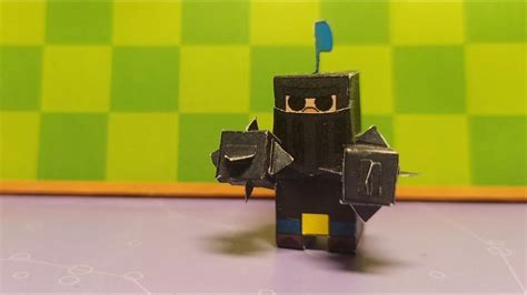 How To Make A Paper Mega Knight Clash Mini Papercraft Paper Puppets