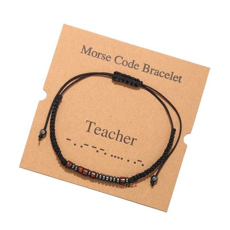 Morse Code Braceletsbracelet En Morse Design Zola