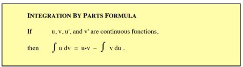Solved Compare To Methods For Integration By Parts Using The