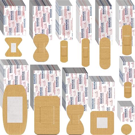 Bbto Assorted Styles Flexible Fabric Adhesive Bandages