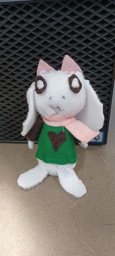 I Made A Ralsei Plush Today This Is My First Time Making A Plush Like